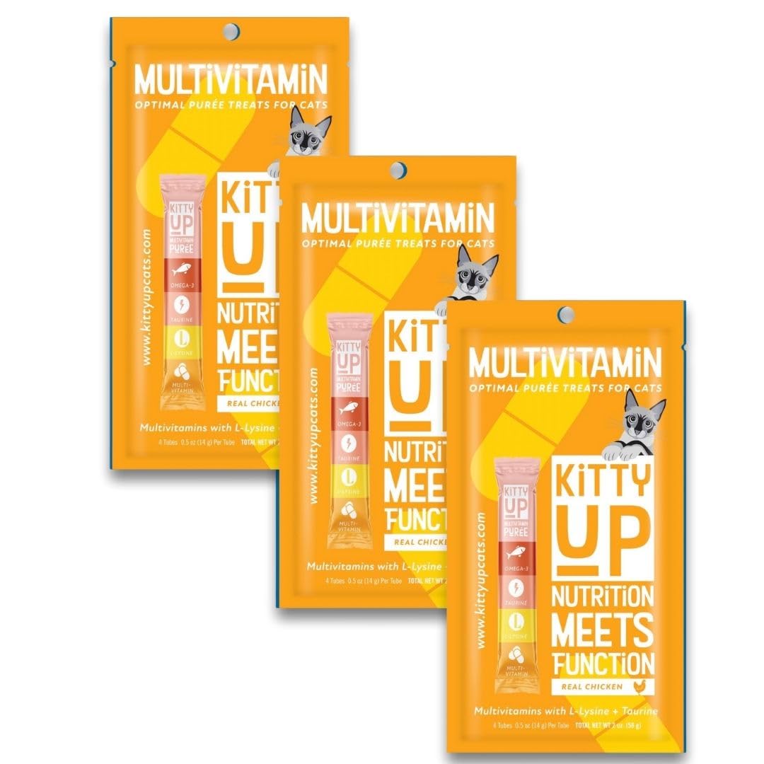 Mua Kitty Up - Lickable Cat Treat Pouches for Indoor Cats - All Natural ...
