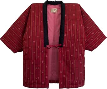 HANTEN (Cotton jacket made in Japan Kimono-style) Japanese clothes size ...