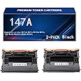 Amazon.com: 147A Black High-Yield Toner Cartridge Replacement for HP ...