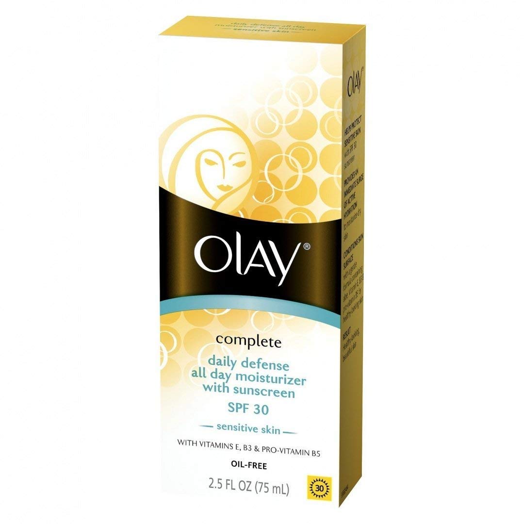 Amazon.com : OLAY Complete 30 Defense Daily UV Moisturizer, SPF 30 ...