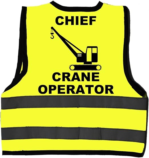 Chief Crane Operator Baby/Children/Kids Hi Vis Safety Jacket/Vest Sizes ...