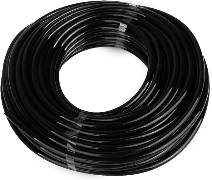 4mm/6mm Micro Irrigation Tubing Pipe Hose 20M Black: Amazon.co.uk ...