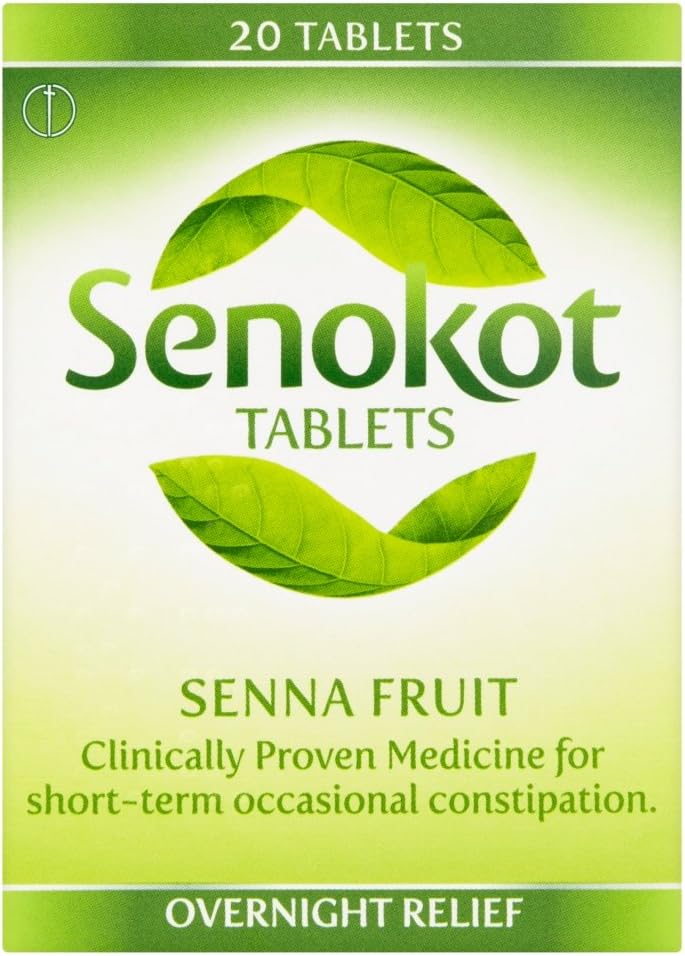 Senokot Tablets Senna Gentle Effective Constipation Relief, 20 Tablets ...