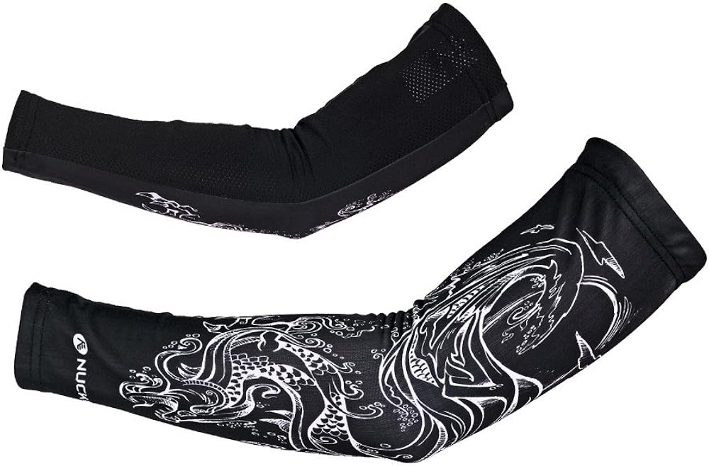 NUCKILY Cycling Arm Sleeve Summer Bicycle Arm Wear Sun Protection Sport ...