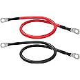 Amazon.com: 8 AWG Battery Cable 8 Gauge Power Inverter Cables with 5/16 Inch Lugs Both Ends for ...