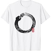 Amazon.com: Zen Enso T-shirt: Artistic Japanese Enso Circle Painting T ...