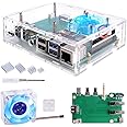Amazon.com: GeeekPi Acrylic Set-top Box Kit for Raspberry Pi, Pi 4 Case ...