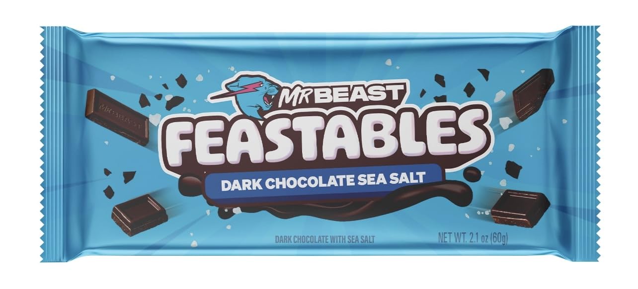 Mua Feastables Beast Chocolate Bars – Peanut Butter Milk Chocolate ...