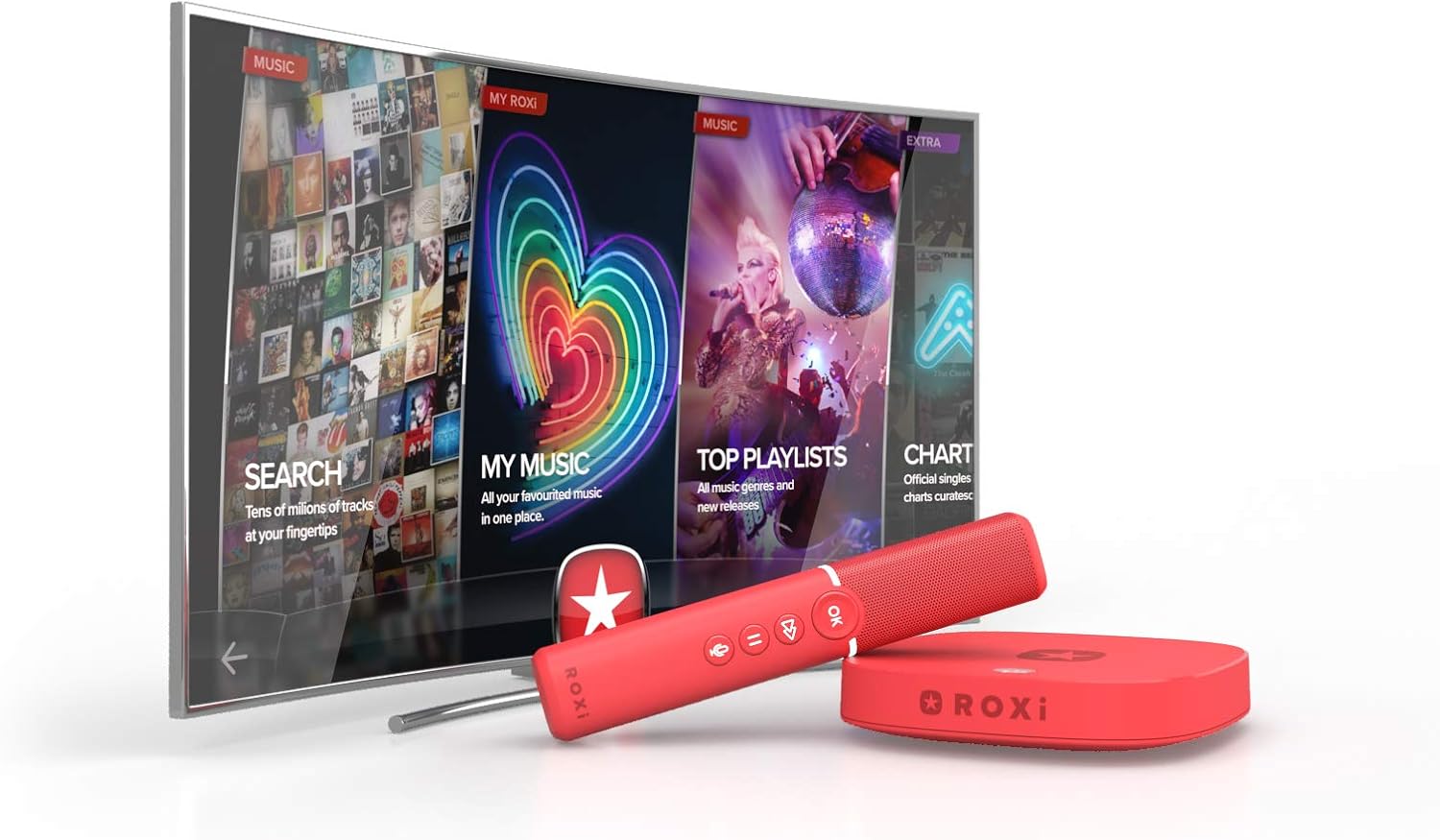 ROXi: Music Entertainment System (2020 Edition) – Red - BigaMart
