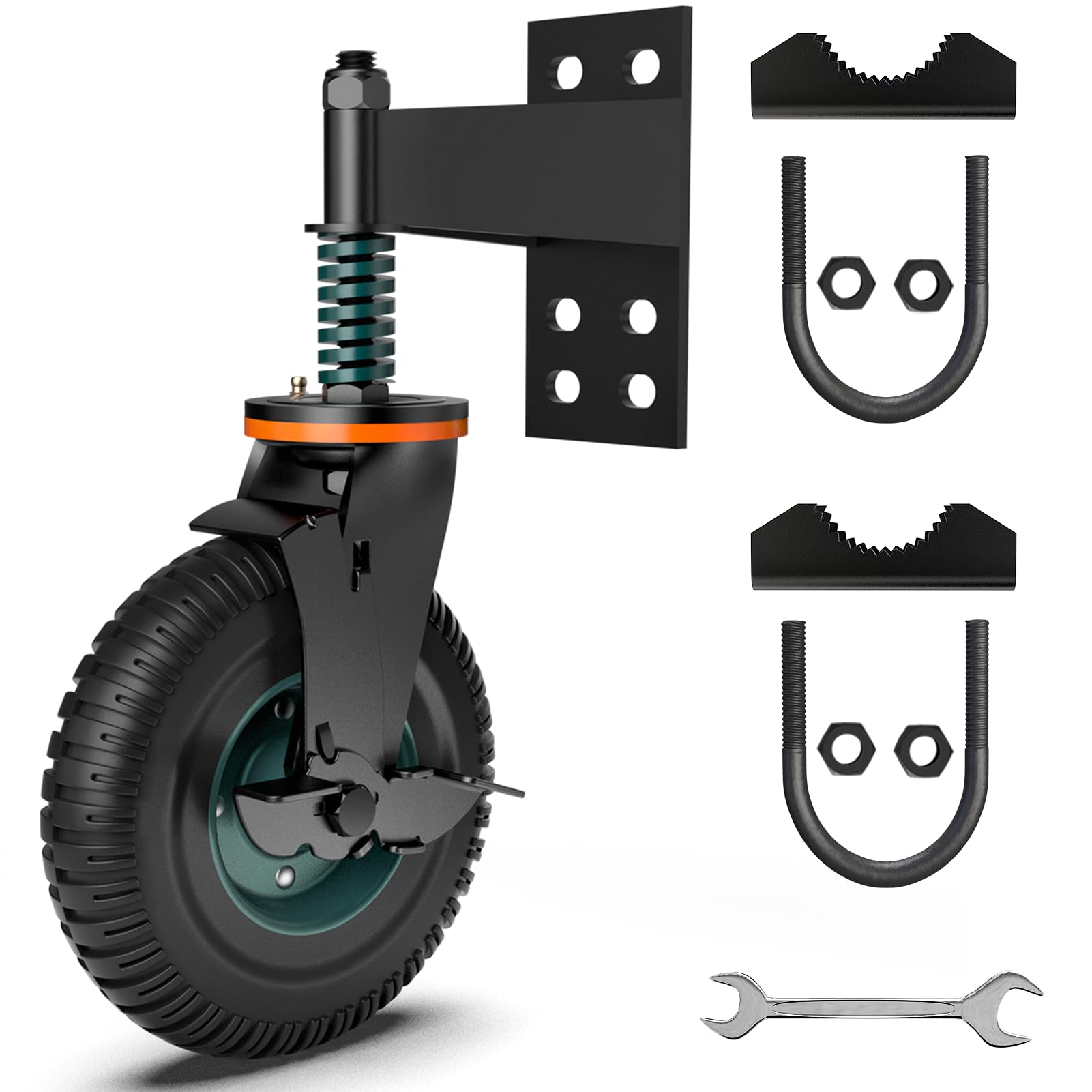 Gate Wheel,8 Inch Gate Wheels for Metal Tube Gate,600lb Capacity Heavy ...