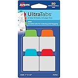 Amazon.com : Avery Mini Ultra Tabs, 1" x 1.5", 2-Side Writable ...