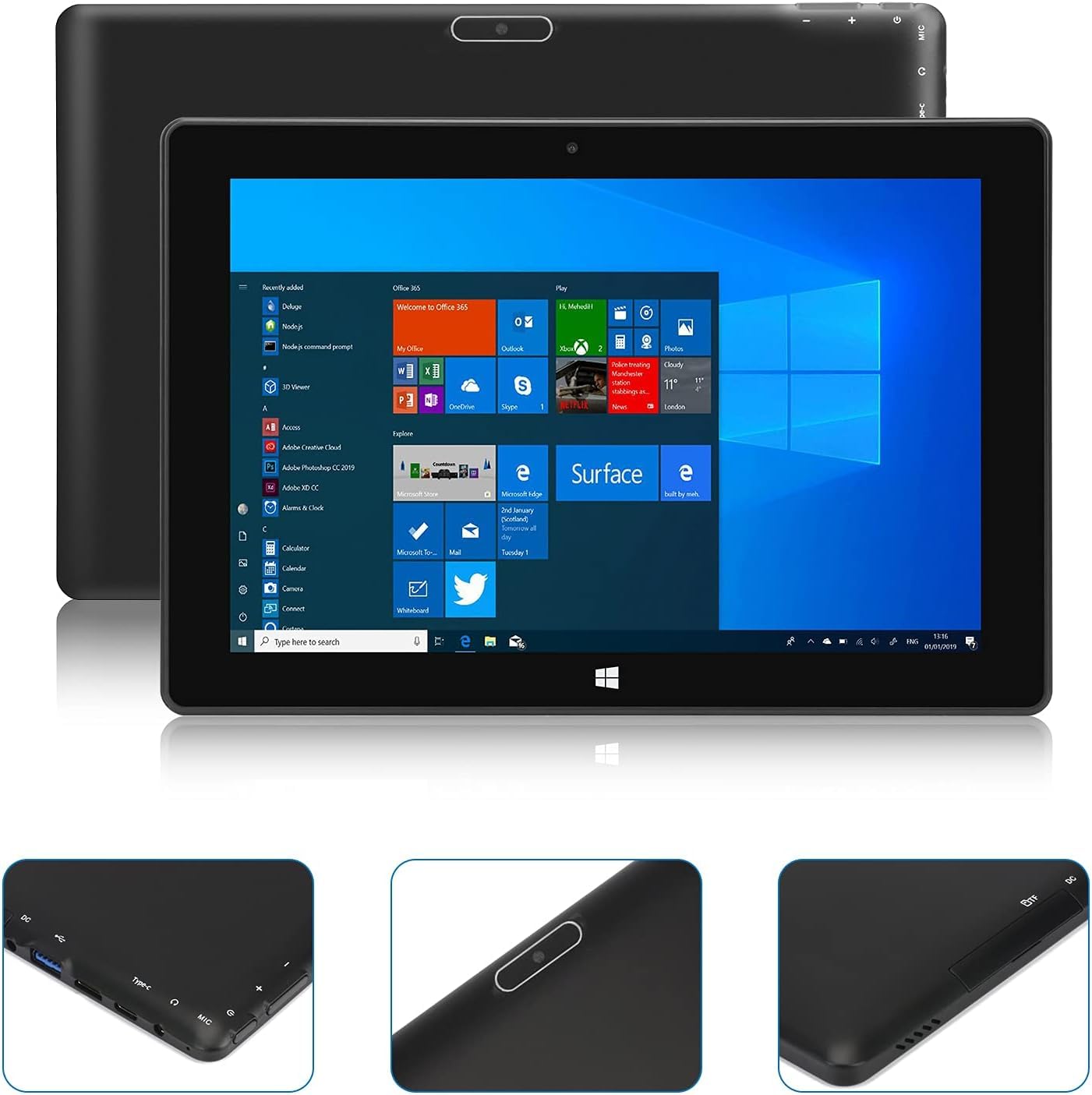Mua KBJPADS 10.1 Inch Windows Tablet Home,6GB RAM 64GB ROM Windows 11 ...