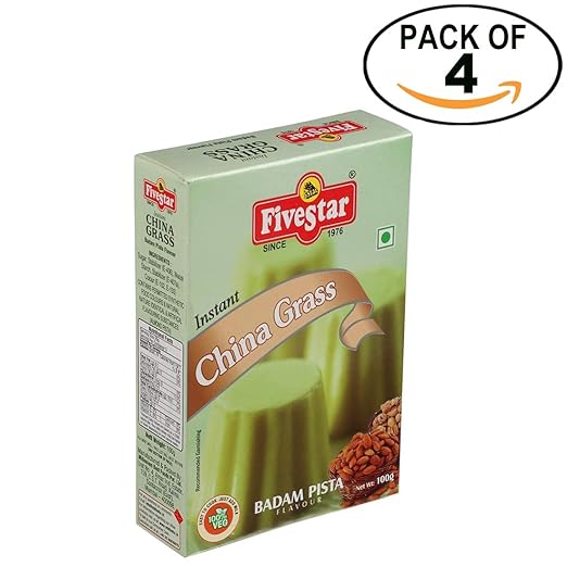 Five Star Instant China Grass Mix Badam Pista, 100 g Box - Pack of 4 ...