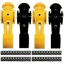 Replacement Foosball Men Yellow Tornado Foosball Men - 4 Yellow Counter ...