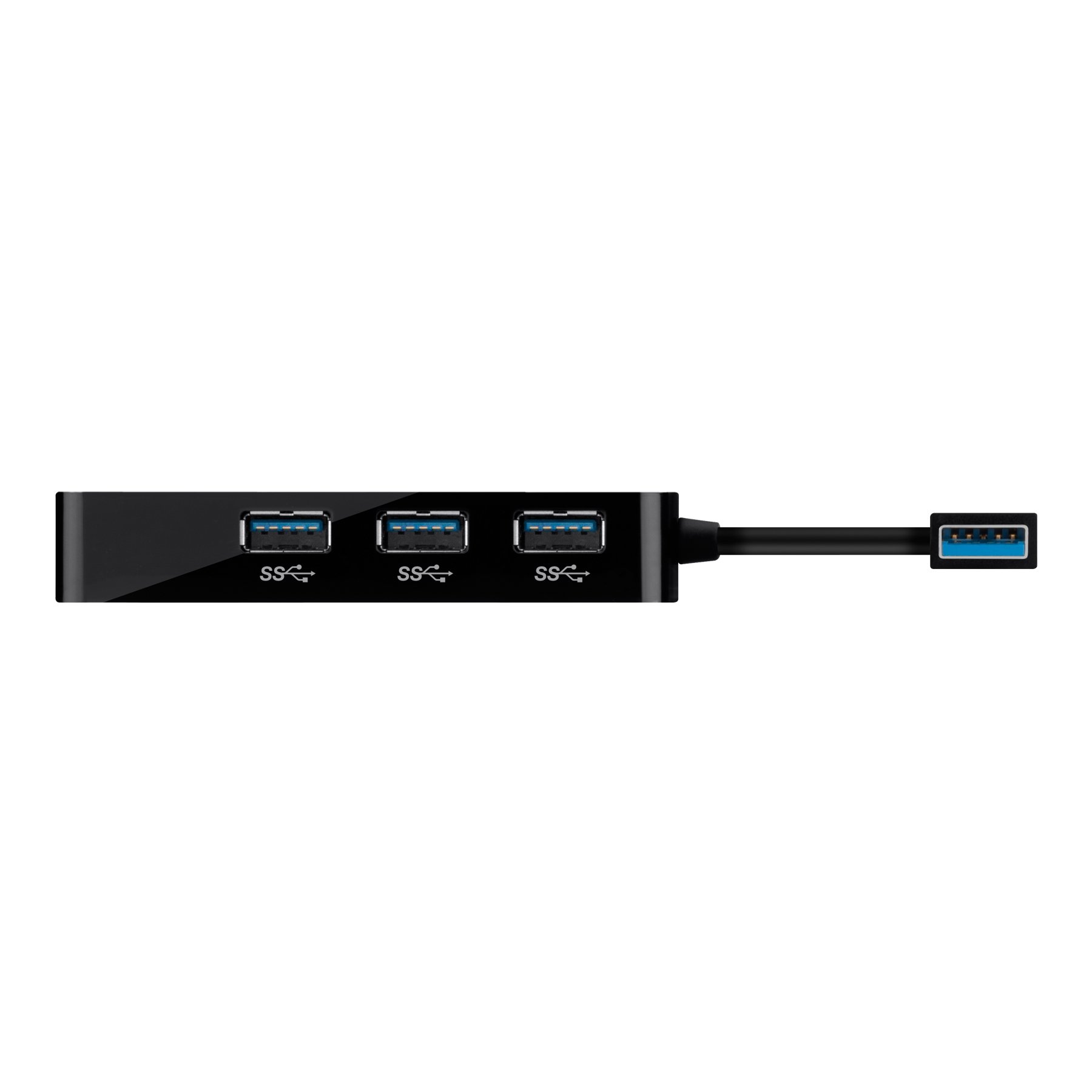 Belkin USB 3.0 3-Port Hub With Gigabit Ethernet Adapter - USB ...