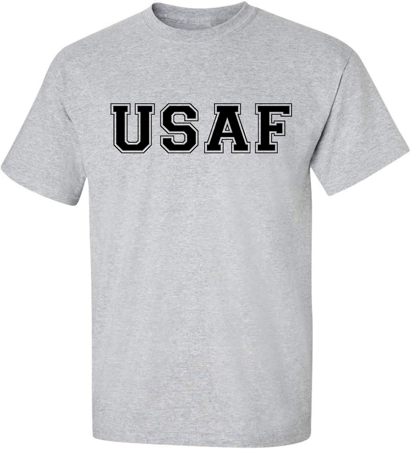 Amazon.com: USAF Air Force Short Sleeve T-Shirt in Gray: Clothing