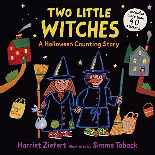 Amazon.com: Two Little Witches: A Halloween Counting Story Sticker Book ...