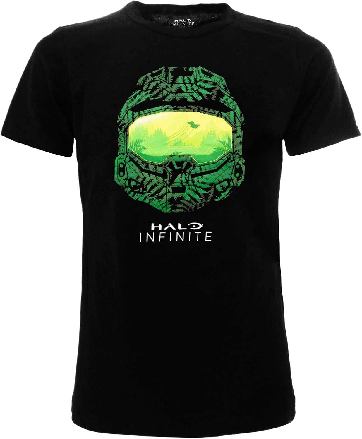 Fashion UK Official Halo T-Shirt Infinite Black T-Shirt Video Game ...