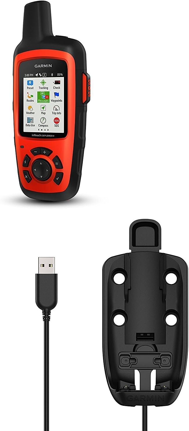 Garmin inReach Explorer + Tracker GPS Satelital con Soporte Motorizado ...