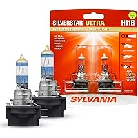 Amazon.com: SYLVANIA - H11B SilverStar - High Performance Halogen ...