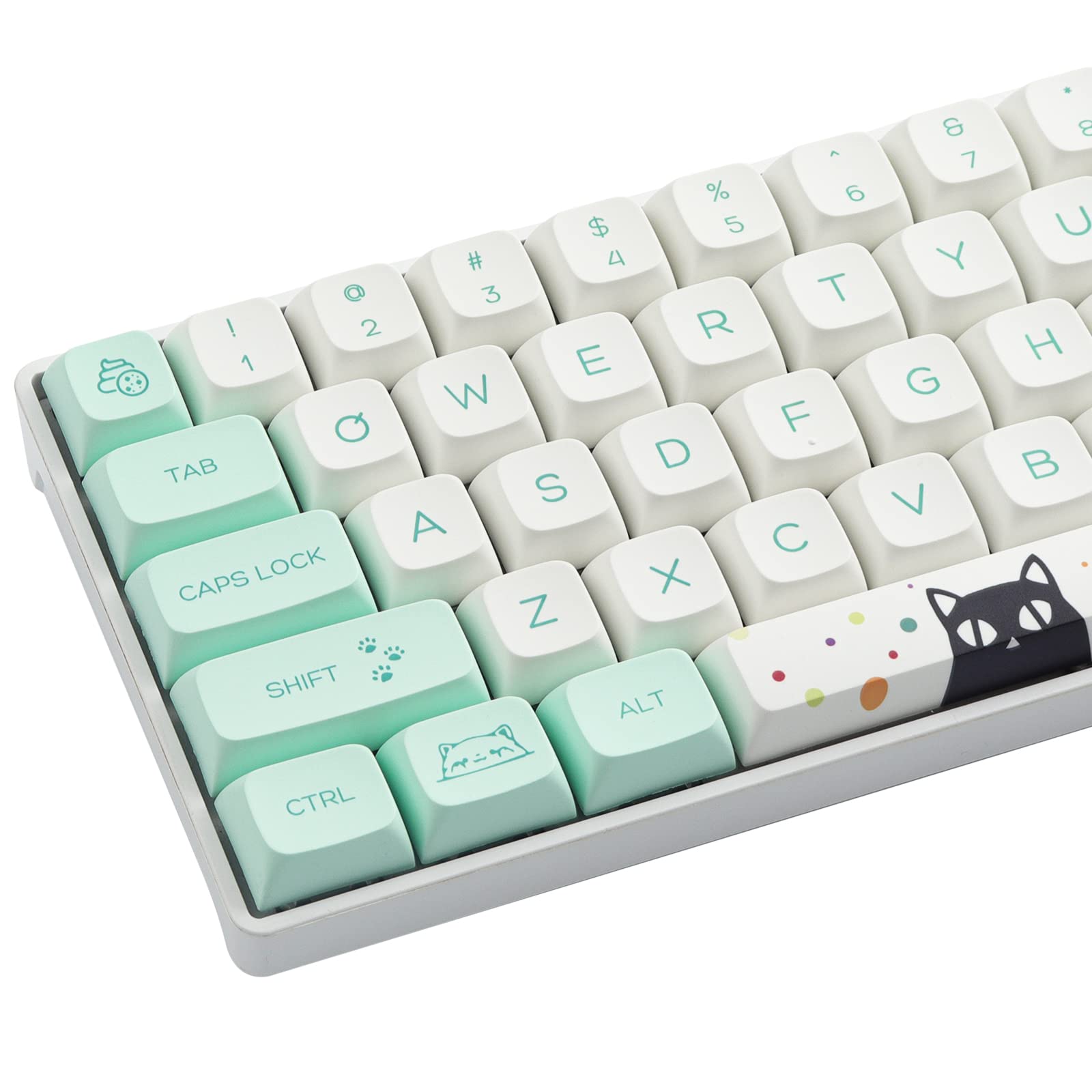 Mua Hyekit PBT Keycaps 130 Keys Cat Keycaps Dye-Sublimation Cute ...