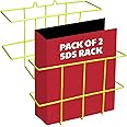 Amazon.com: Performore 2 Pack Binder Display Rack, SDS/MSDS Wire Wall ...