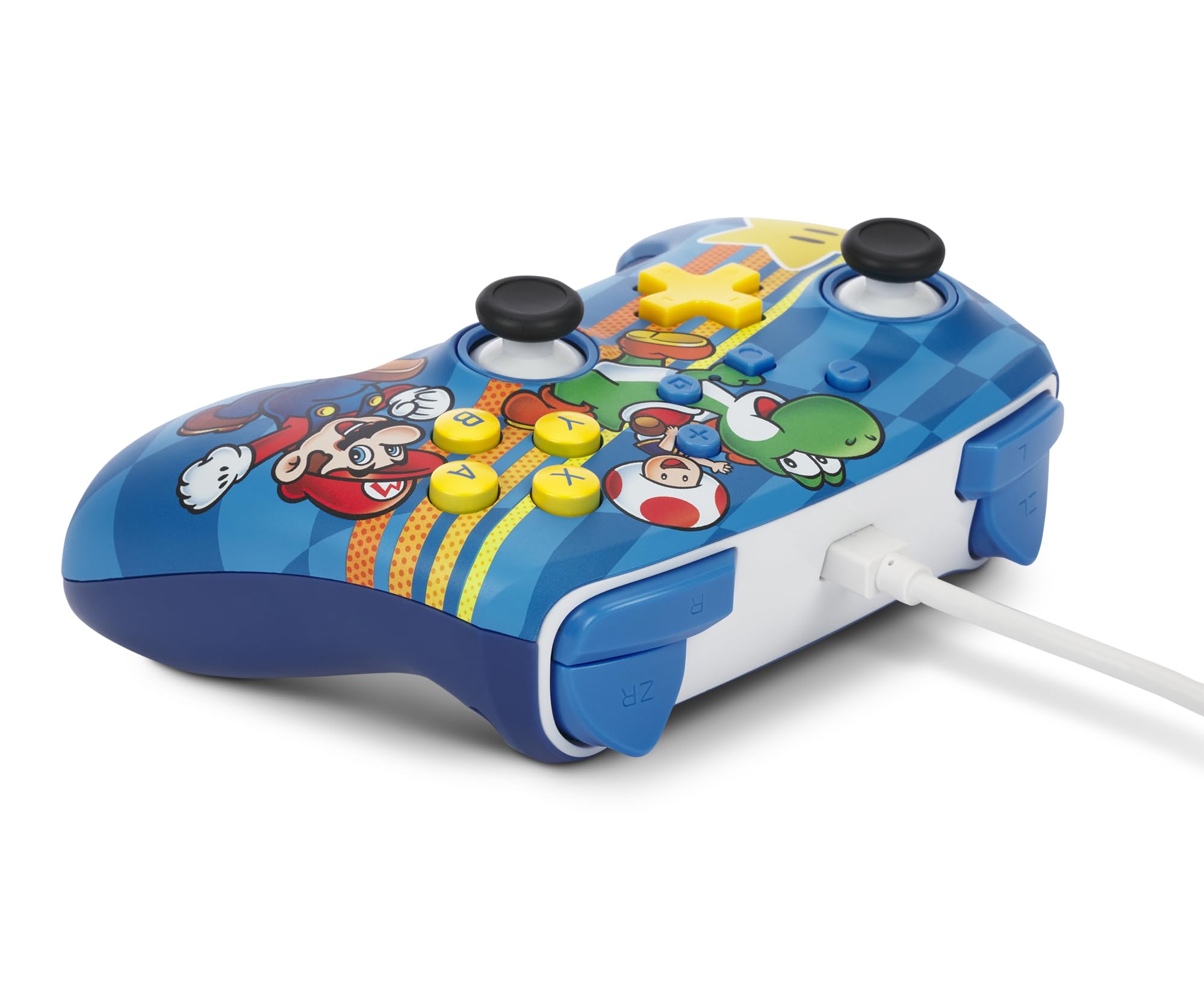 PowerA Enhanced Nintendo Switch Controller Wired - Mushroom Kingdom ...