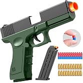 Amazon.com: Shushuzz Toy Pistol with ejecting Shells,Realistic Soft ...