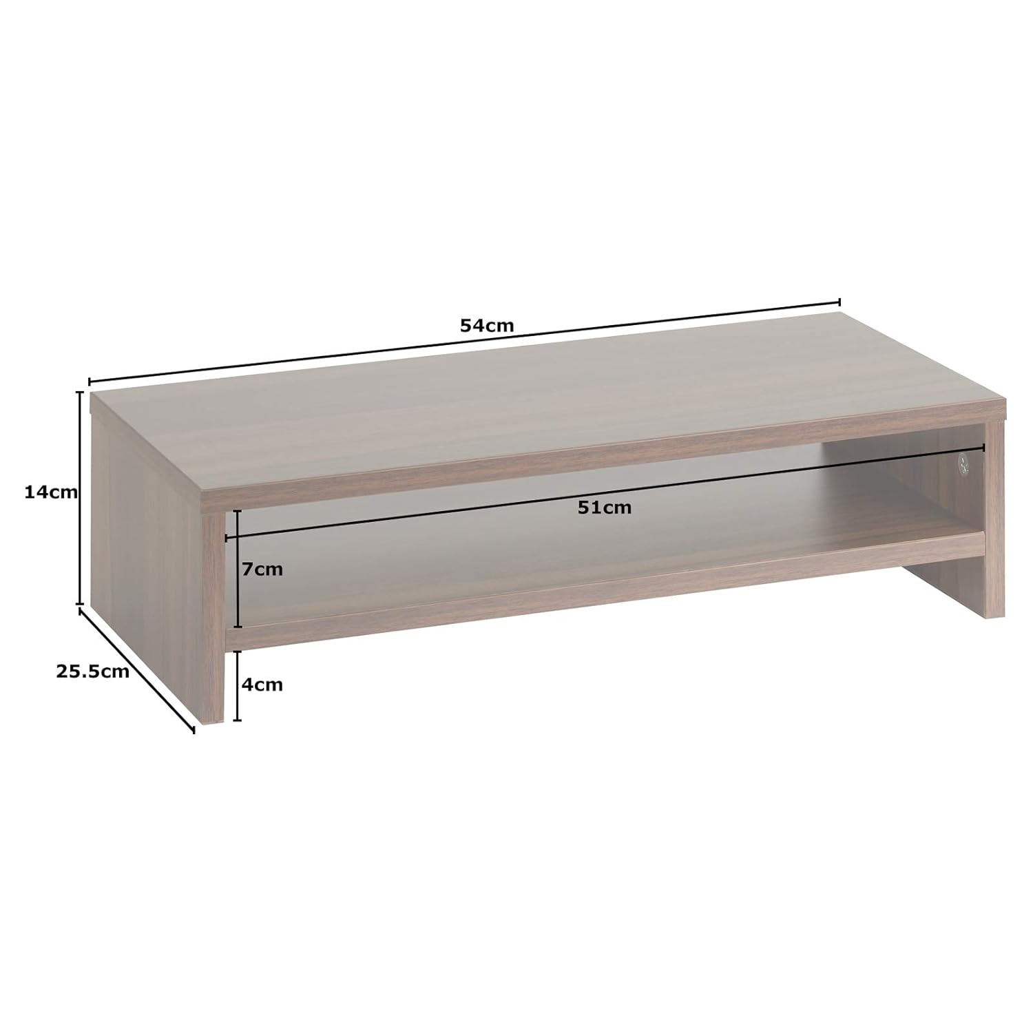 Arredamento Vari Colori Hartleys Rialzo per Monitor Effetto Legno a 2 ...