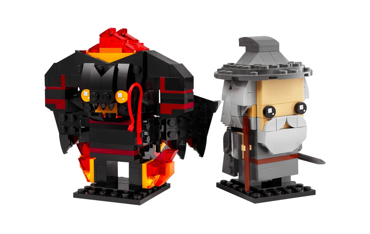 Mua LEGO BrickHeadz 40631 Gandalf the Grey & Balrog Set trên Amazon Mỹ ...