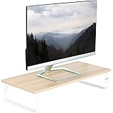 Amazon.com: VIVO 24 inch Monitor Stand, Wood & Steel Desktop Riser ...