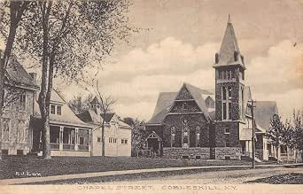 Cobleskill New York Chapel Street Vintage Postcard AA16018 at Amazon's ...