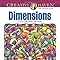 Amazon.com: Creative Haven Dimensions Coloring Book (Adult Coloring ...