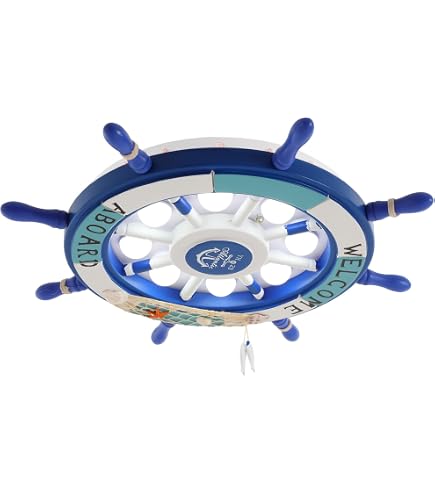 Nautical Compass Ceiling Light XINDAR Flush Mount LED Ceiling Light