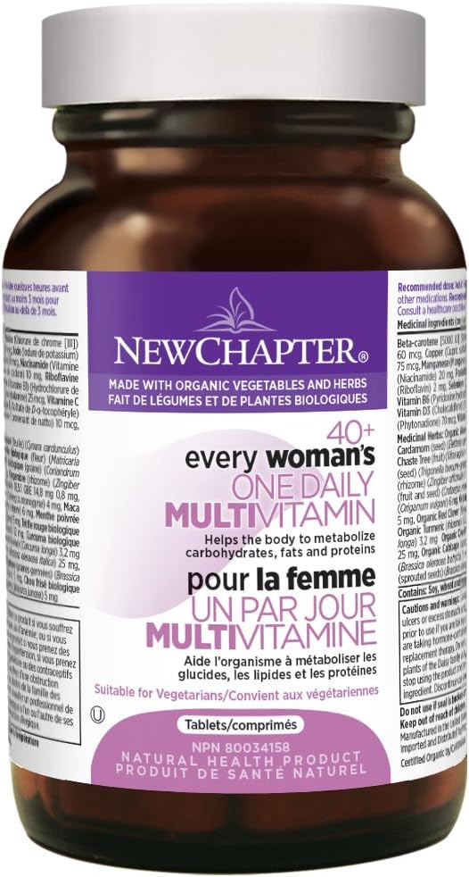 New Chapter Every Woman's One Daily 40+, Women's Multivitamin Fermented ...