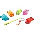 Amazon.com: HABA Water Friends Ocean Fishing Fun Bath Toy with 5 ...