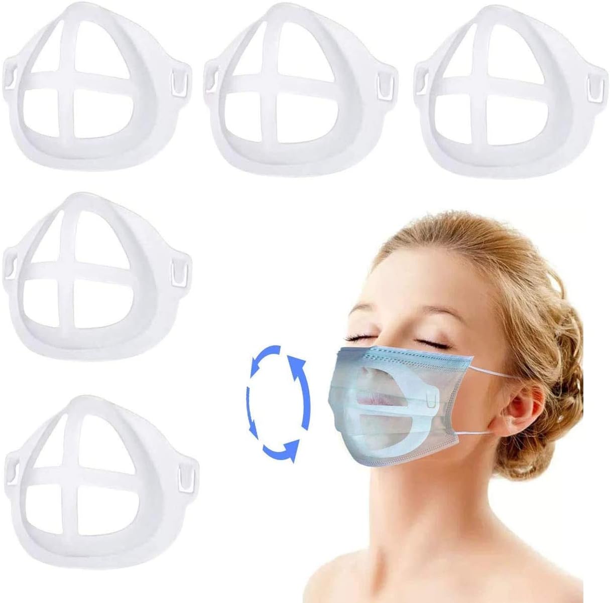 3D Mask Bracket for Comfortable Mask Wearing 3d face mask reusable Mask ...
