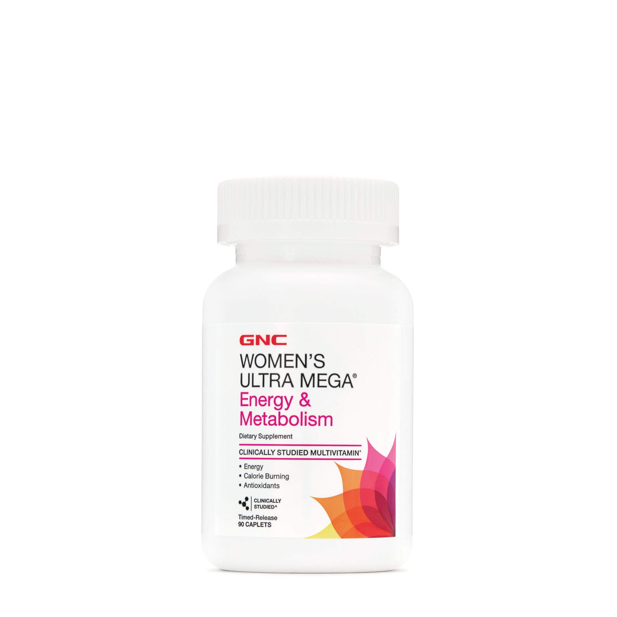 GNC Womens Ultra Mega Energy and Metabolism Multivitamin for Women, 90 ...