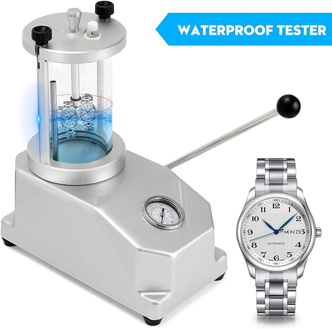 yuyte Watch Waterproof Tester Tool, 6 ATM 2 Watches Case Resistance ...