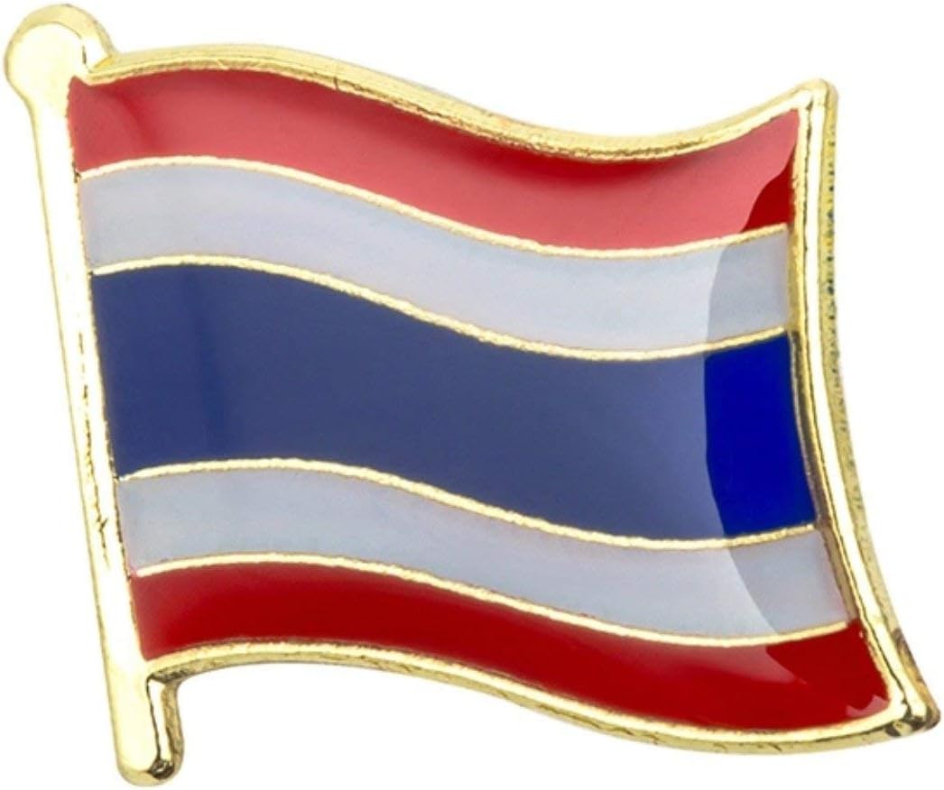 Thailand Thai National Flag Enamel Pin Badge Brooch - High Quality ...
