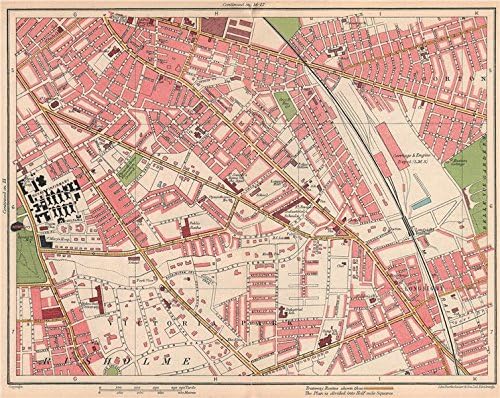 MANCHESTER SOUTH EAST. Victoria Park Rusholme Longsight Gorton, 1927 ...