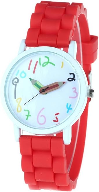 FEOYA - Reloj Infantil Adolescentes de Silicona Diseño de Analogico ...