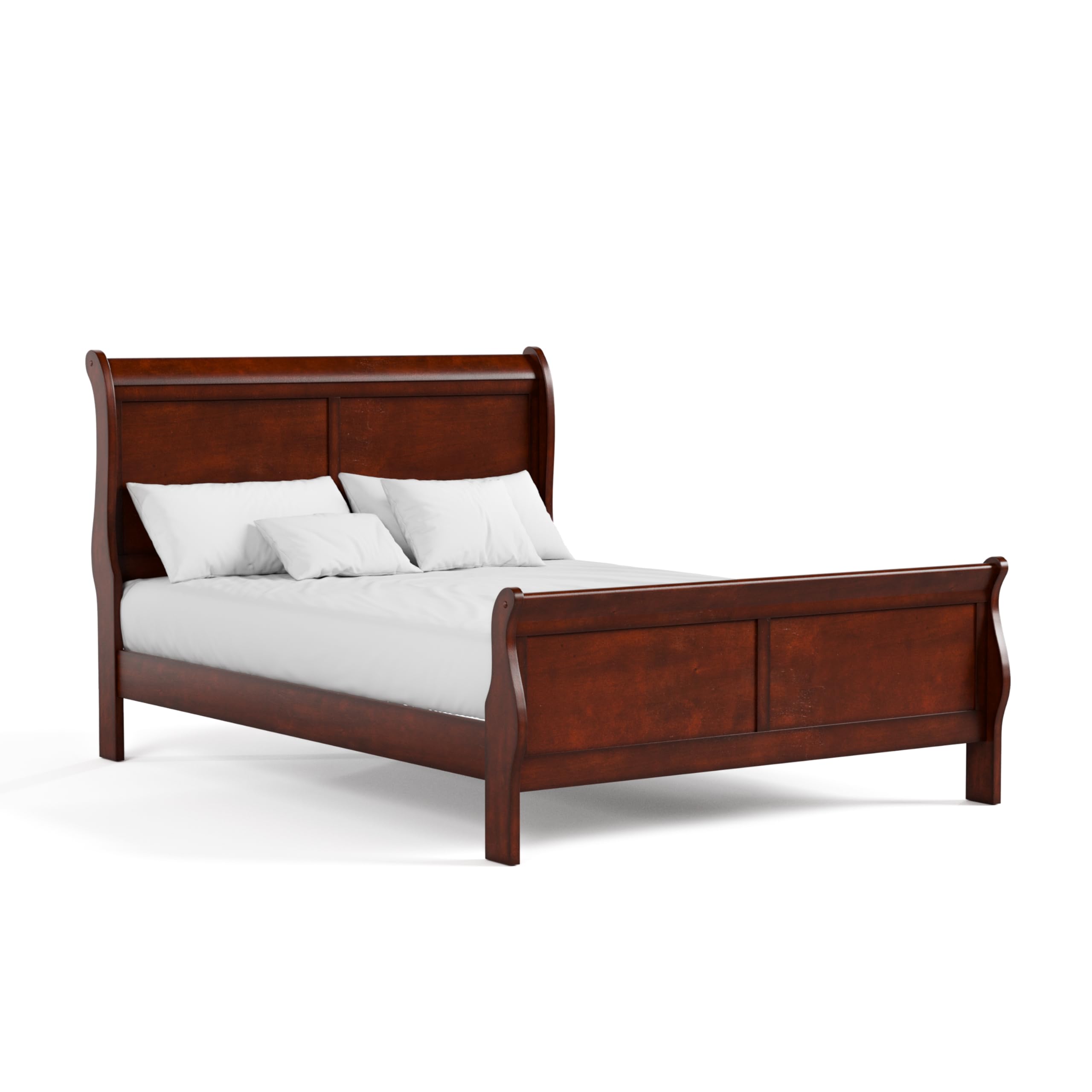 Furniture of America Arabella Traditional Wood Queen Bed Frame with ...