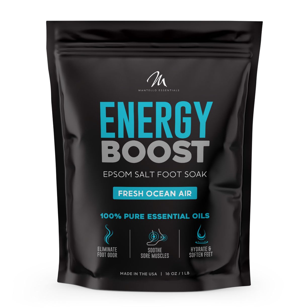 Mua Mantello Energy Boost Foot Soak - Soothing Salts for Soft Feet ...