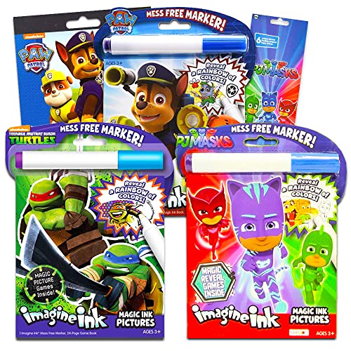 Disney Magic Ink Coloring Book Set - Bundle of 3 Imagine Ink Books for ...