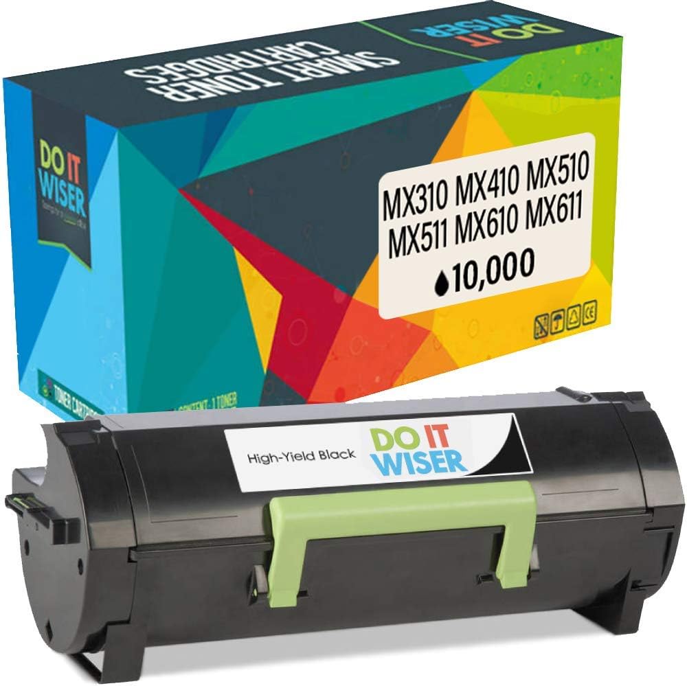 Do it wiser Compatible Toner Cartridge Replacement for Lexmark 60F2H00 ...