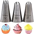 Amazon.com: Tumtanm 1M 2D 2F Seamless Stainless Steel large Icing ...
