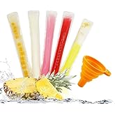 Amazon.com: Frozip 125 Disposable Ice Popsicle Mold Bags| BPA Free ...