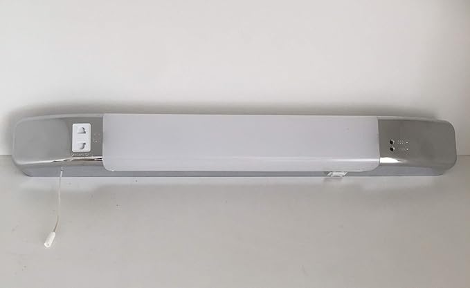 LED Shaver Light Modern Polished Chrome Bathroom Wall Light with Shaver ...