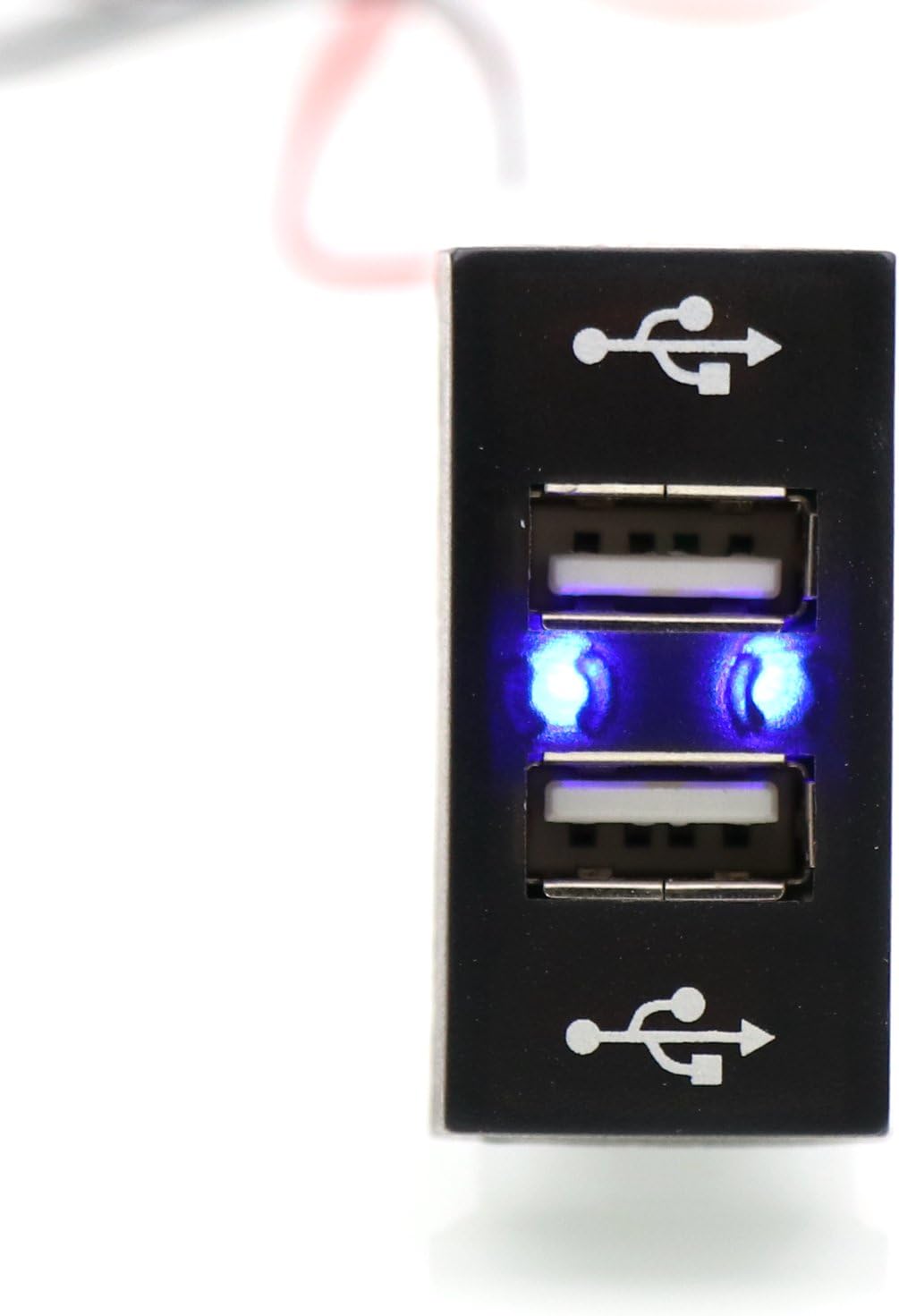 Timloon Dual USB Charger 5V 2.1A/2.1A Dual Car USB Power Socket for Smart phone Use for Mercedes ...